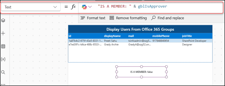 Check If A User Is Part Of An Office 365 Group In Power Apps