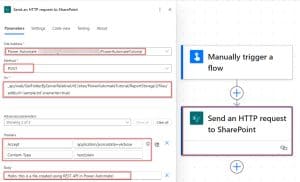 Create SharePoint Files with REST API in Power Automate