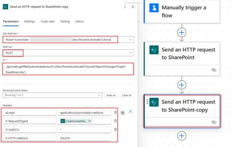 Create SharePoint Files with REST API in Power Automate