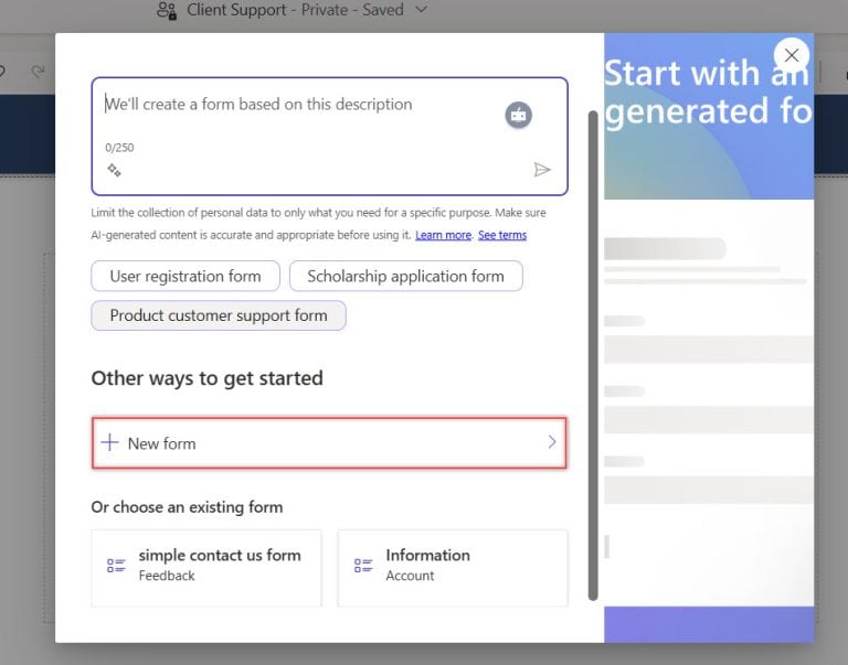 How To Create A Form In Power Pages [Step By Step]