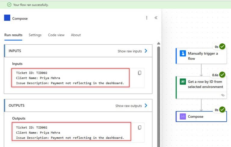 Get a Row By ID From Dataverse Using Power Automate