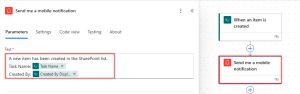 Send a Mobile Notification Using Power Automate