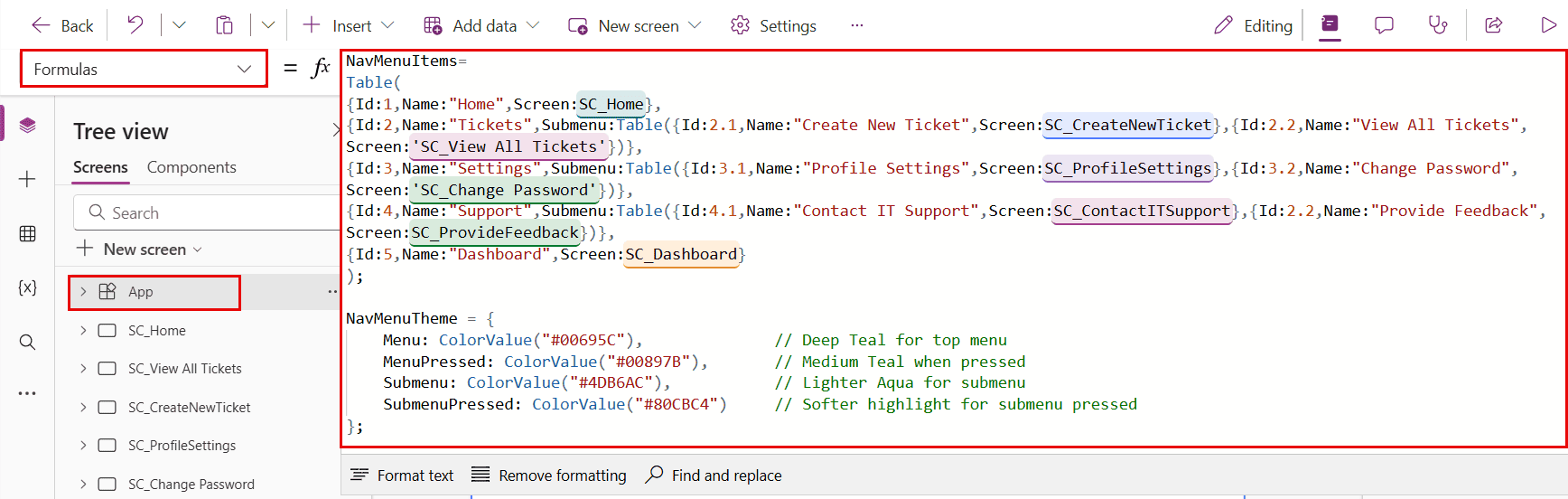 Power Apps Horizontal Navigation Menu Component With Submenu
