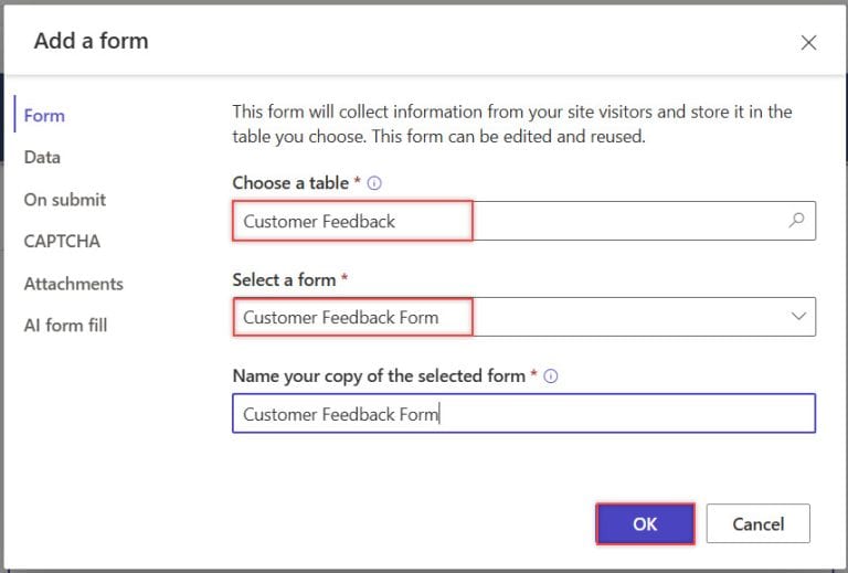 How To Create A Form In Power Pages [Step By Step]