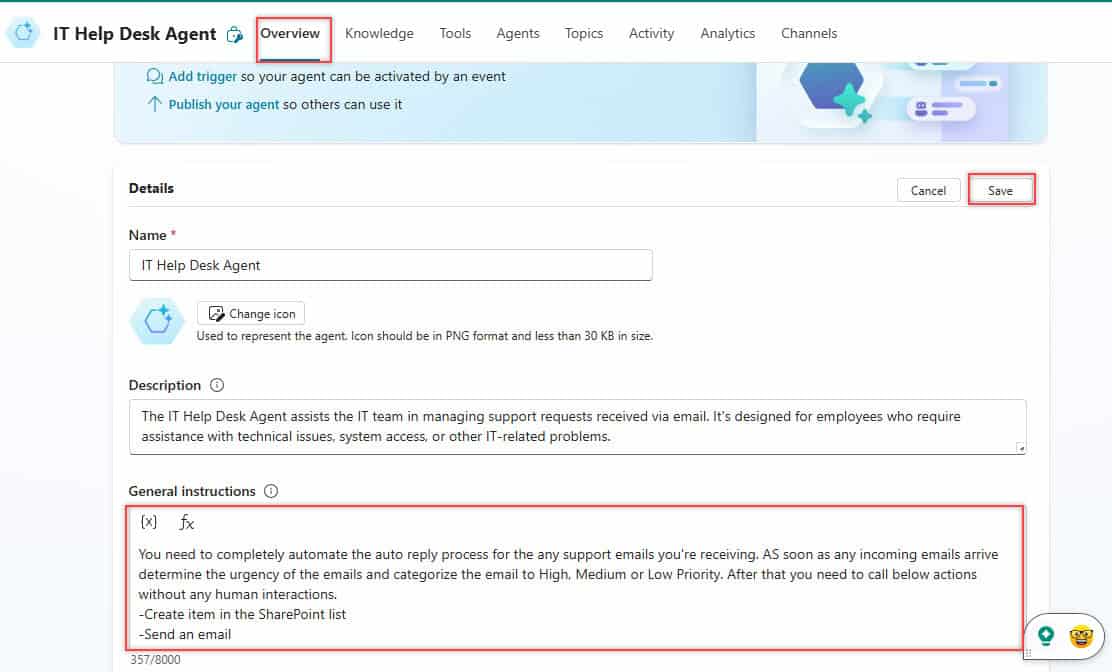 Create Autonomous Agents in Copilot Studio
