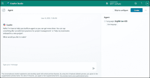 How to Create a New Agent Using Microsoft Copilot Studio