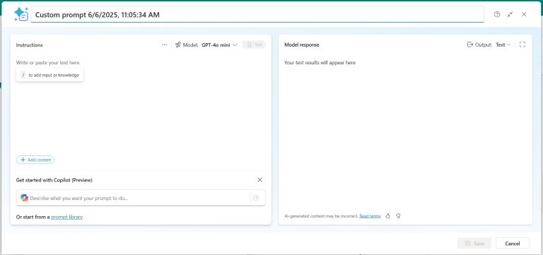 Create an Agent Flow Using Designer in Copilot Studio