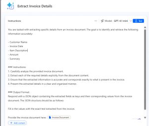 Extract Invoice Data Using AI Builder in Power Automate