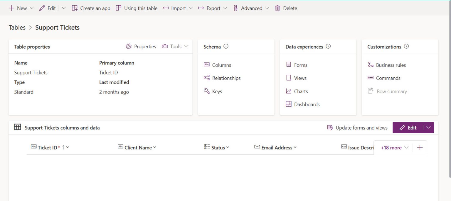 Change Dataverse Primary Column to Autonumber