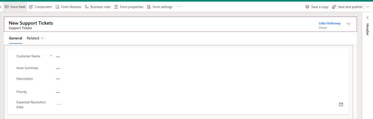 Create Model Driven Apps in Power Apps