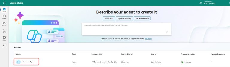 Change Copilot Studio Agent Welcome Message