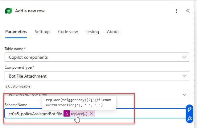 Export key attribute for component must begin with a letter