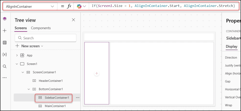 Create a Responsive Navigation Menu in Power Apps