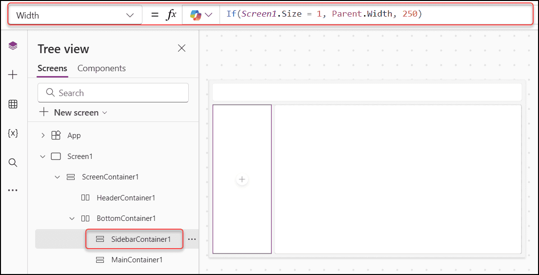 Create a Responsive Navigation Menu in Power Apps
