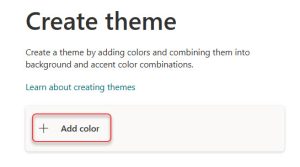 Add custom themes in SharePoint
