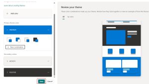 Add custom themes in SharePoint