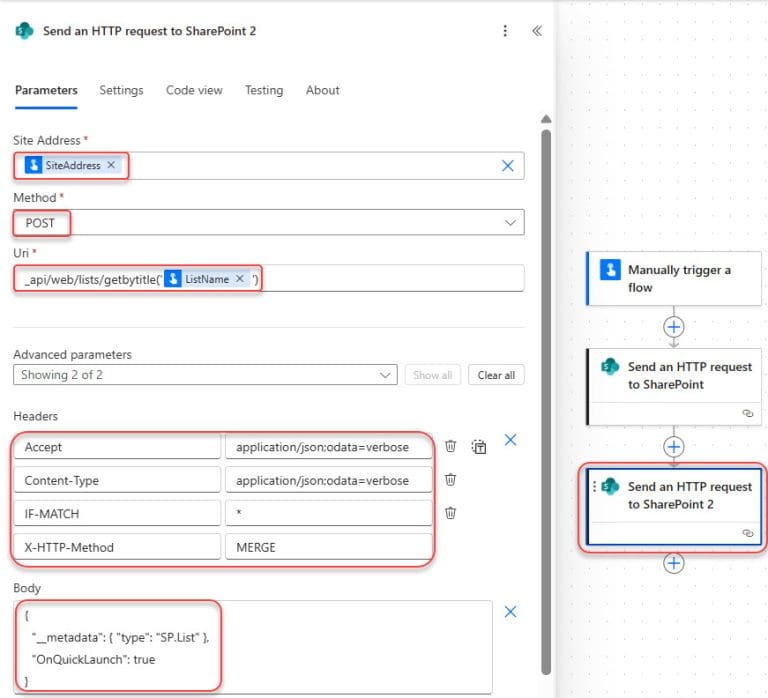 Add a SharePoint List to Quick Launch Using Power Automate