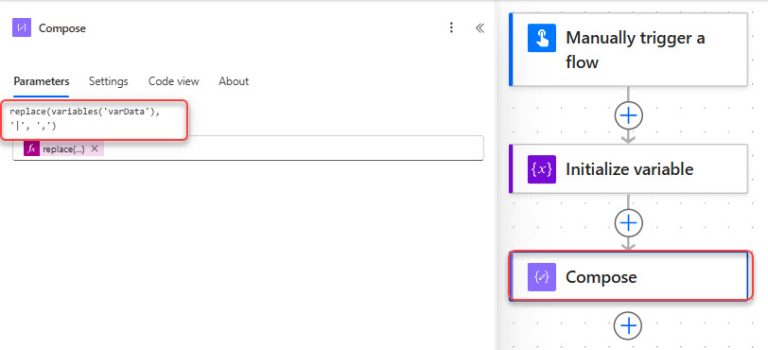 Replace Text and Characters in Power Automate