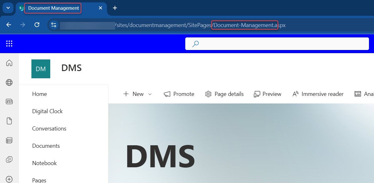 Change Browser Tab Title in SharePoint