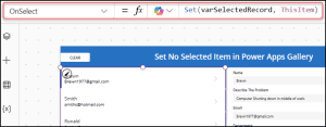 How to Set No Selected Item in a Power Apps Gallery? – Learn SharePoint ...