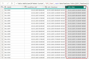 Convert Local Time to UTC in Power BI Using Power Query