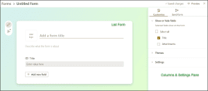 Create a New SharePoint List By Creating a Form