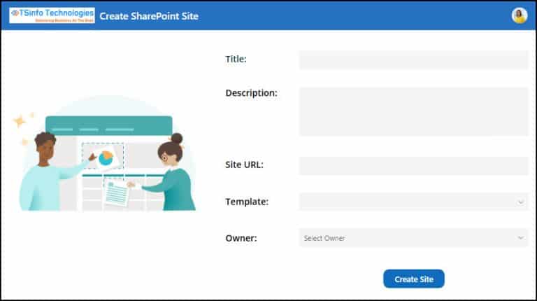 Create a SharePoint Site Using Power Apps & Power Automate
