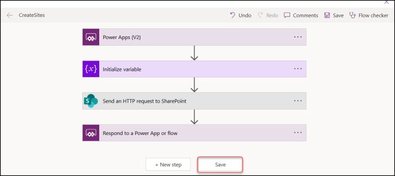 Create a SharePoint Site Using Power Apps & Power Automate