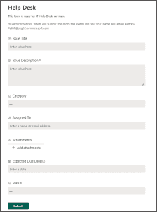 Create a New SharePoint List By Creating a Form