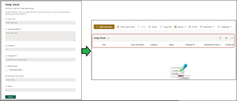 Create a New SharePoint List By Creating a Form