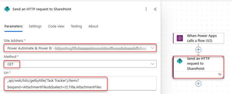Get SharePoint List Attachments Power Automate REST API