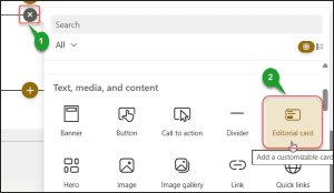SharePoint Editorial Card Web Part - How to Use