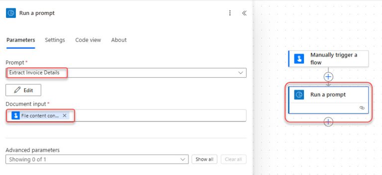 Convert Invoice to Excel Using AI Builder in Power Automate