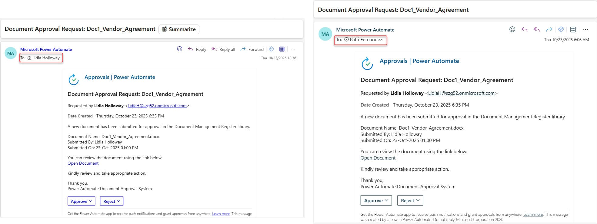 Set Multiple Approvers in Power Automate