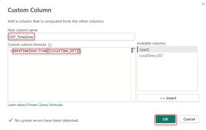 Convert Local Time to UTC in Power BI Using Power Query