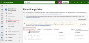 Create Site Retention Policies in SharePoint