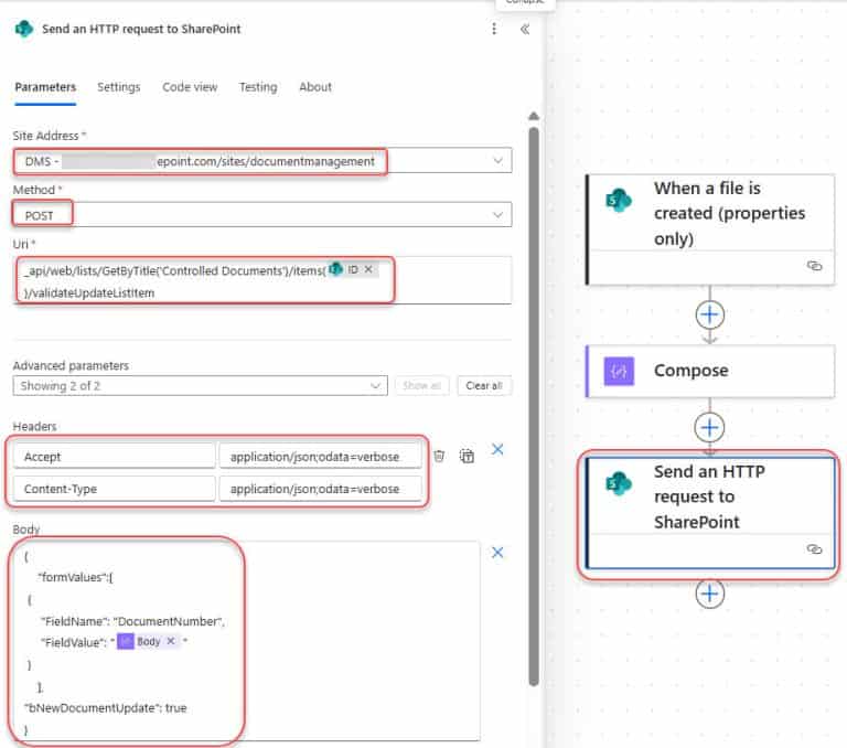 Update SharePoint Columns Without Version Change Power Automate
