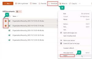 Customize SharePoint List Command Bar Download Button Using SPFx Extension