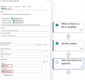 Add Attachments in Approval Using Power Automate
