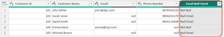 Add a Column If Blank or Null in Power BI Power Query