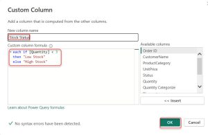 Add Columns Using IF Statements in Power BI Power Query