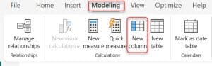 Add Column With a Fixed Value in Power BI