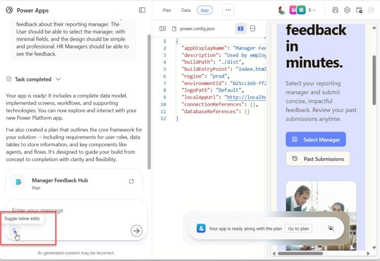 Microsoft Power Apps Vibe: The AI-Native Power Apps Experience