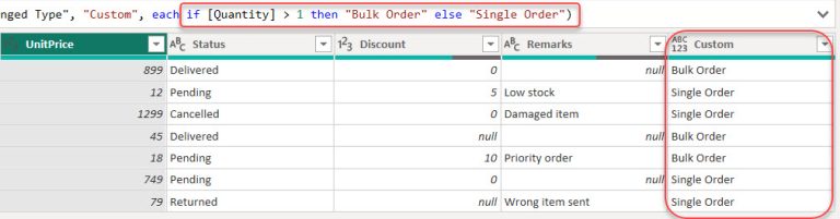 Add Columns Using IF Statements in Power BI Power Query