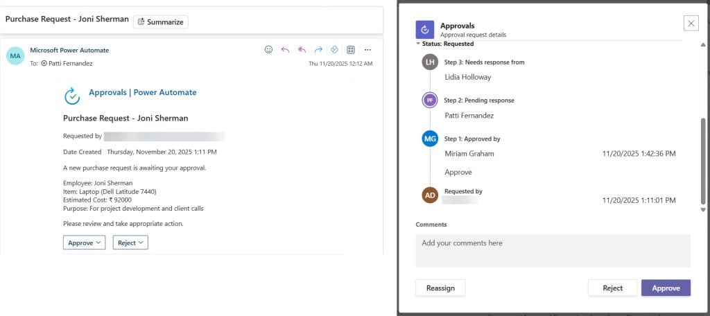 Create a Sequential Approval Flow in Power Automate