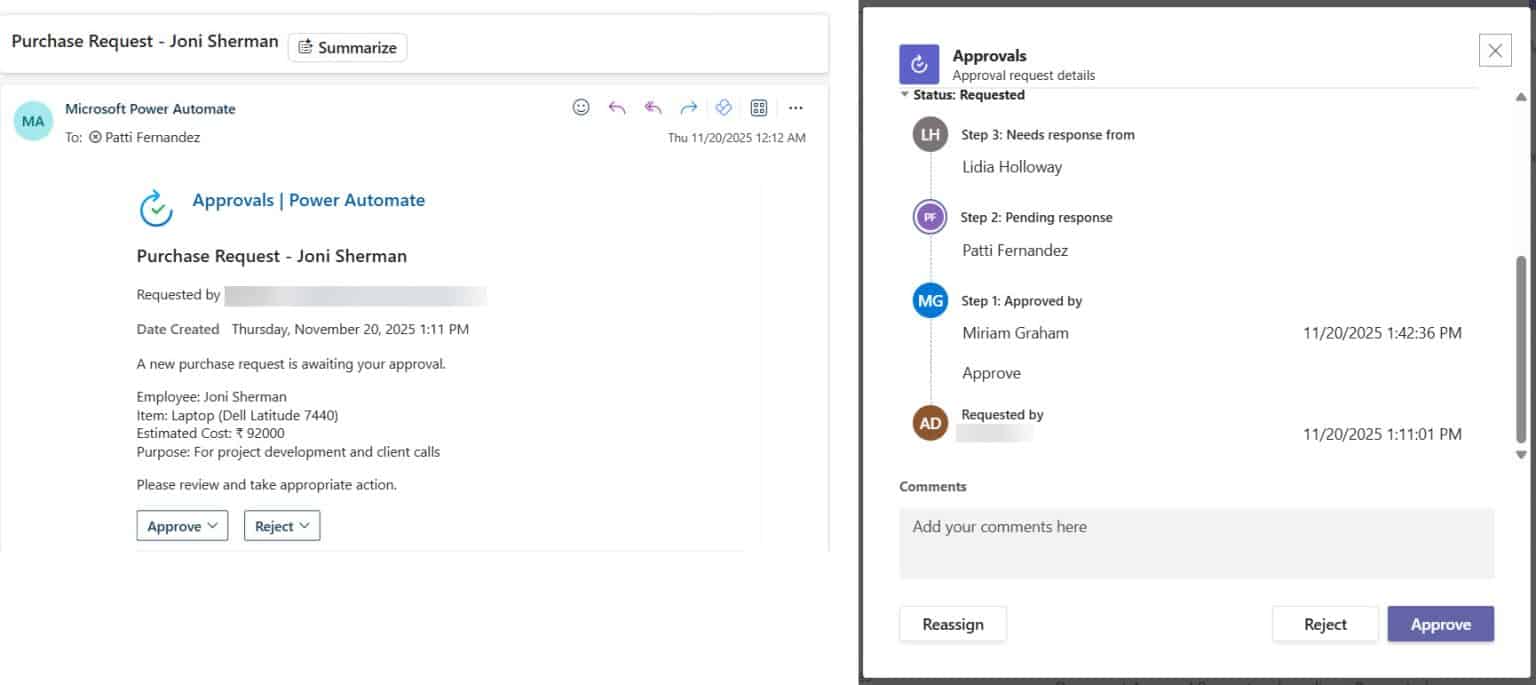 Create a Sequential Approval Flow in Power Automate
