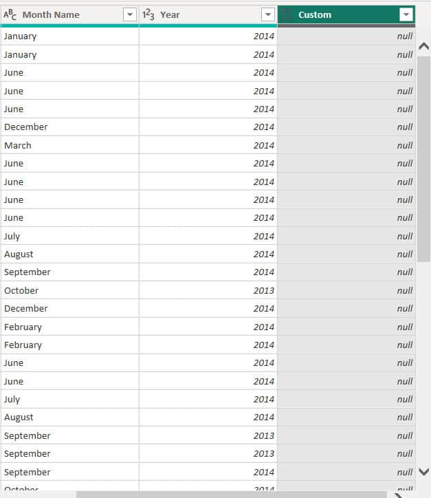 How to Add an Empty Column in Power BI