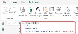 Filter Rows Using Conditions from Another Column in Power BI
